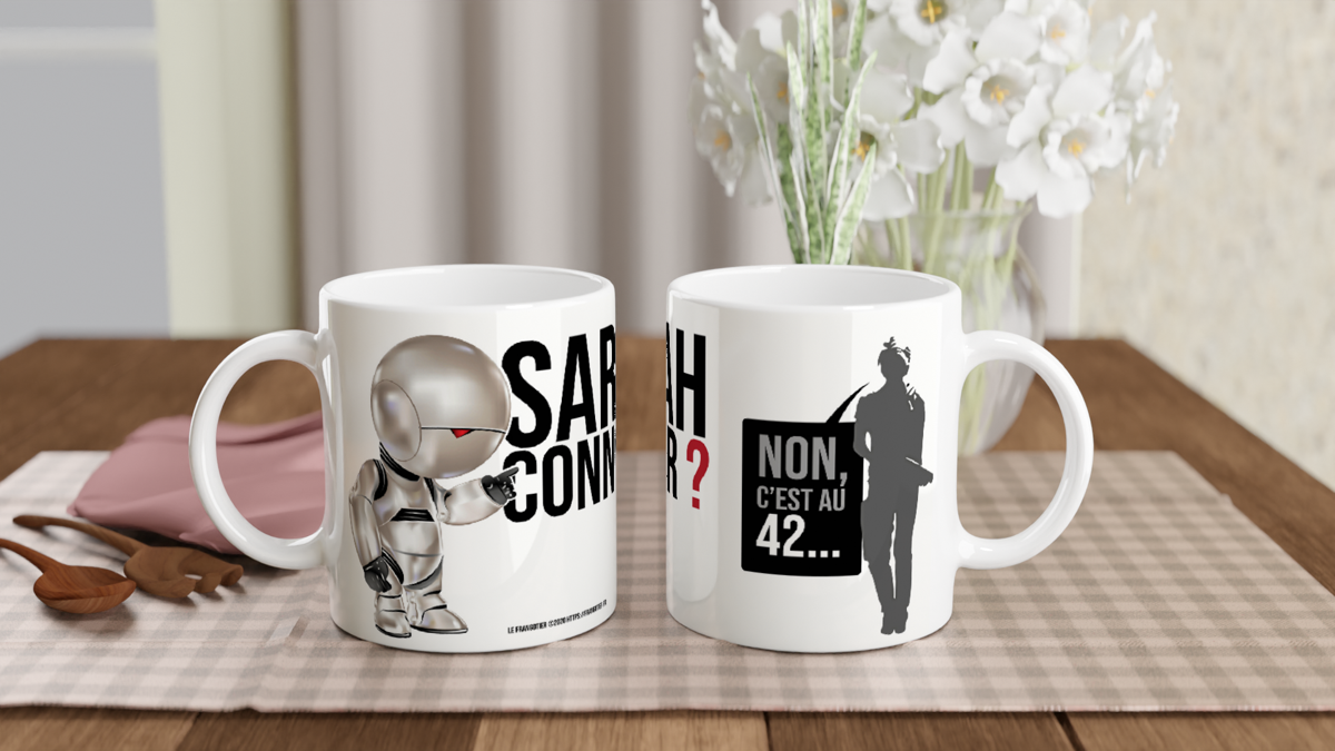Mug Marvin et Sarah Connor - Le frangotier